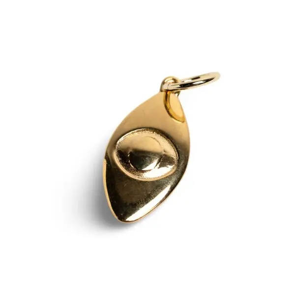 JAGGED HALO JEWELRY Athena Evil Eye Pendant - Gold