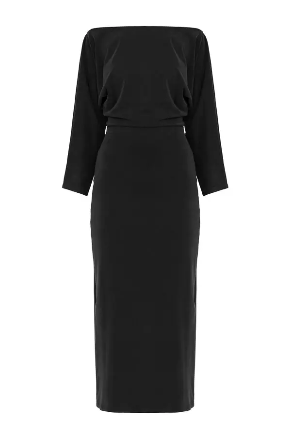 UNDRESS Thea Off-shoulder Midi Dress