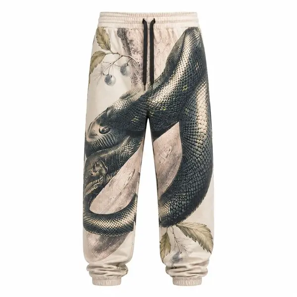 MYSIMPLICATED Printed Trousers - Beige