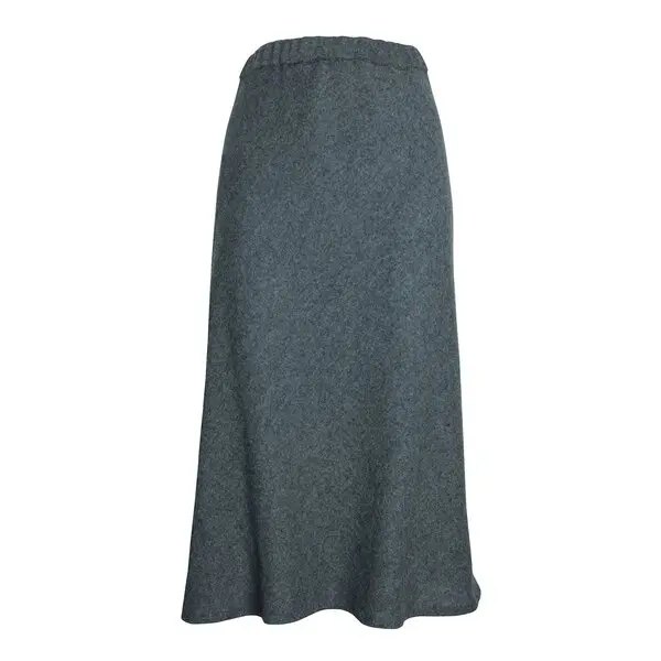 2KSTYLE Wool-blend Bias-cut Midi Skirt
