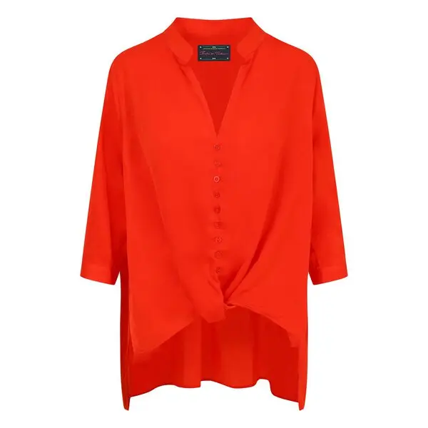 BEATRICE VON TRESCKOW Fritzi Oversized Shirt - Orange