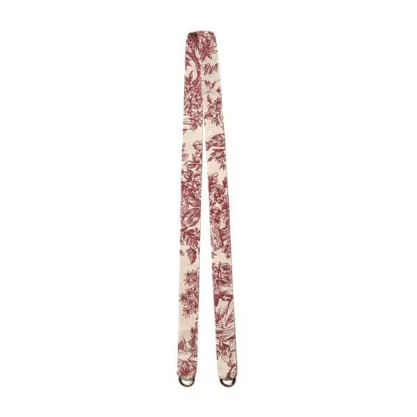 GREYMINT White / Red Cote D'azur Phone Strap In Bordeaux - White/red