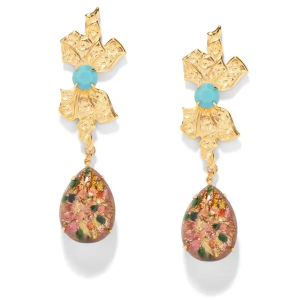 THE PINK REEF Opera Opal Dangle Earrings - Pink