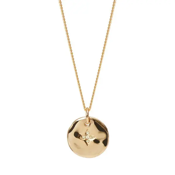 MURU August Birthstone Necklace - Gold