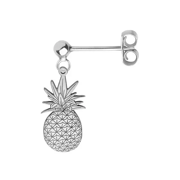 CARTERGORE Pineapple Drop Earring - Silver