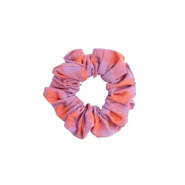 CAFIDE Vichy Check Scrunchie - Purple