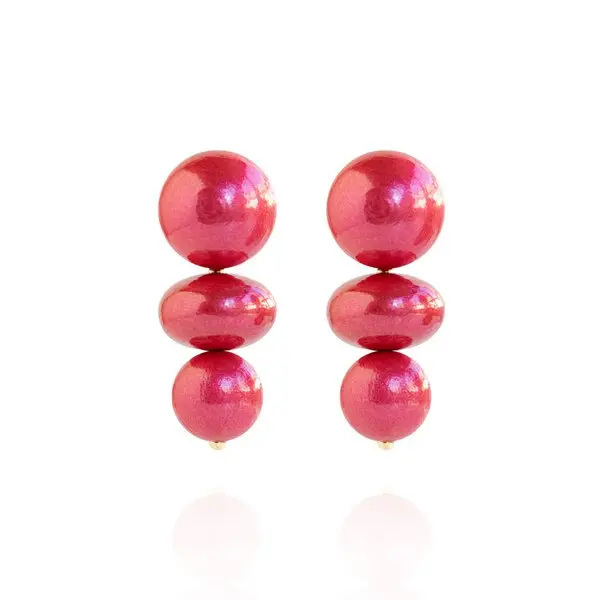 SAULE LABEL Nola Earrings - Yellow
