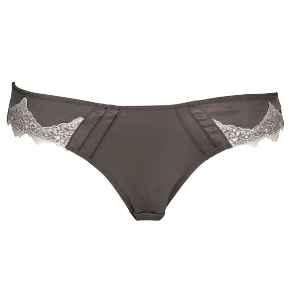 TALLULAH LOVE Neutrals Opulent Lace Brief In Caramel - Brown