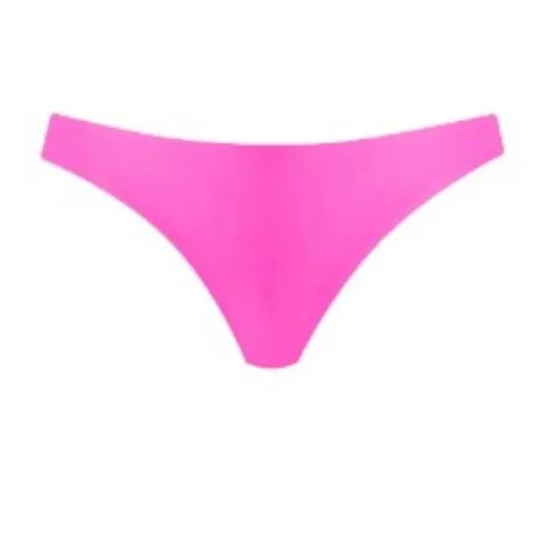 PQ SWIM Vivid Basic Ruched Bikini Bottom - Pink