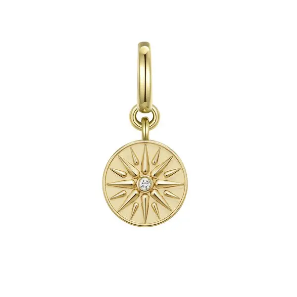 UNLEASH CPH Superstar Charm With Crystal And Brass - Gold