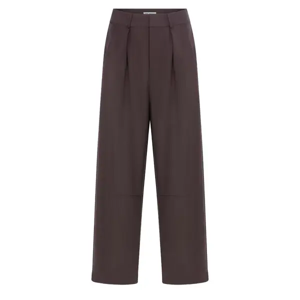 THISISU COLLECTION Tailored Balloon Trousers - Brown