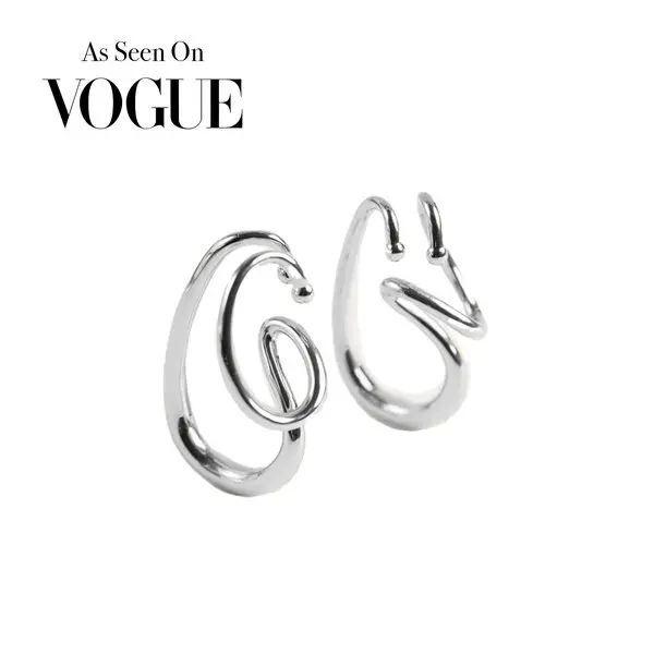 OUTOFOFFICE London Ear Cuff - Silver