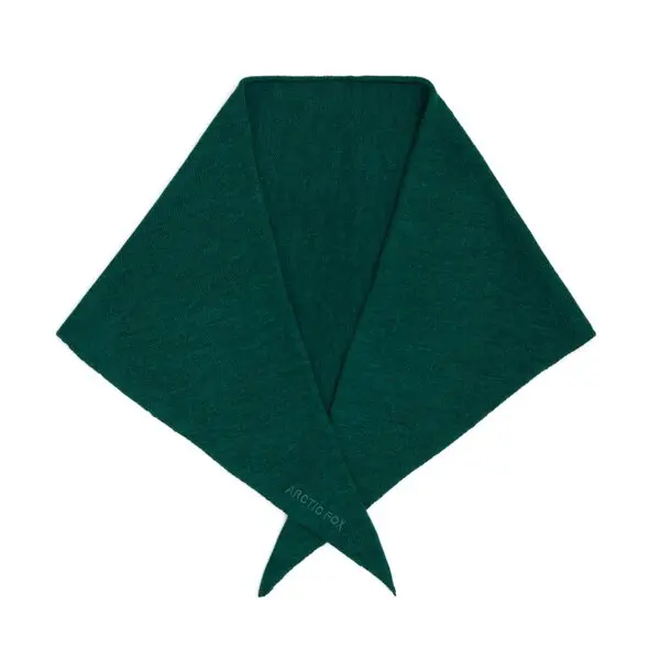 ARCTIC FOX & CO. Merino Wool Triangle Scarf Alpine Fern - Green