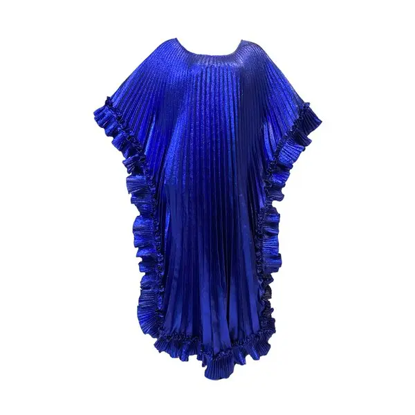 JULIA CLANCEY Madam Luxe Electric Ophelia Kaftan - Blue