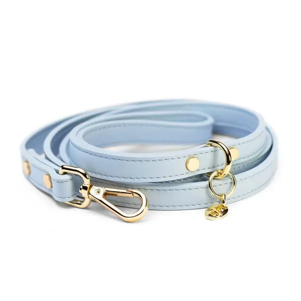 LOVEHOUND Vegan Leather Dog Lead - Blue