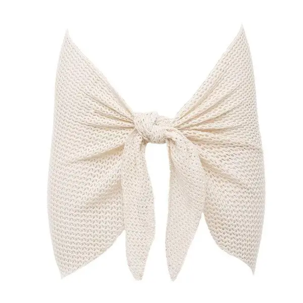 MONTCE Bone Crochet Sarong - White