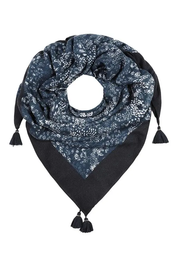 MERCY DELTA Cashmere Square Capri Azure - Blue