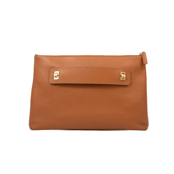 APPOSÉ Taylor Executive Clutch - Brown