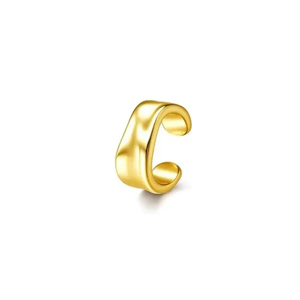 OUTOFOFFICE Textured Ear Cuff - Gold