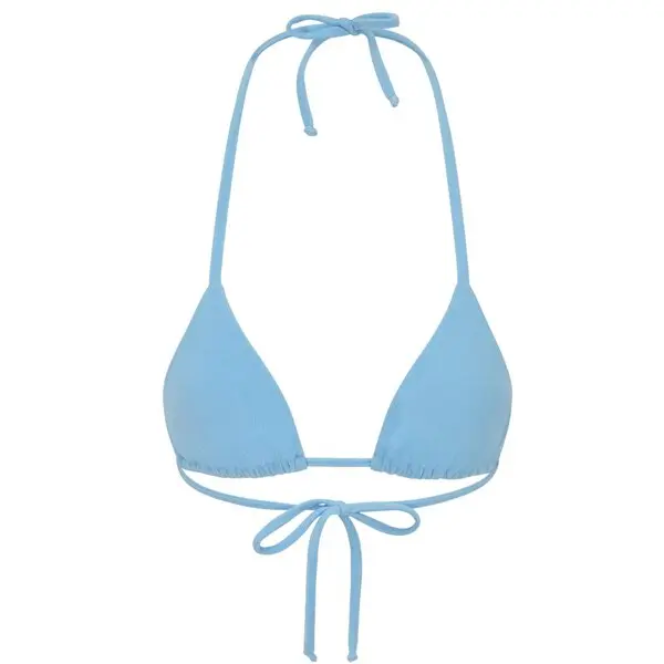 BLAKE SWIMWEAR String Bikini Top - Blue