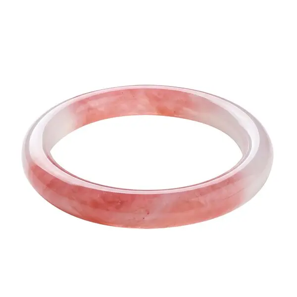 SEREE Jade Stone Bangle - Pink