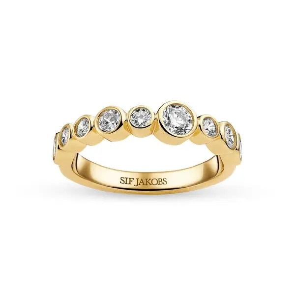 SIF JAKOBS JEWELLERY Sardinien Ring - Gold/white