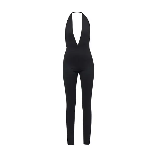 LIA ARAM Halterneck Jumpsuit - Black