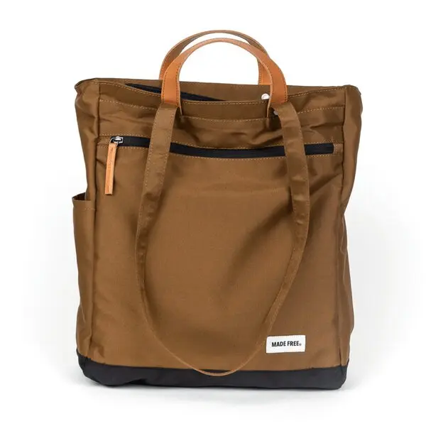 MADE FREE Convertible Tote Pack - Brown