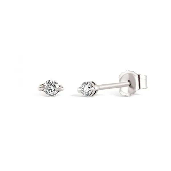 DINNY HALL Shuga Lab-created Diamond Stud Earrings - White