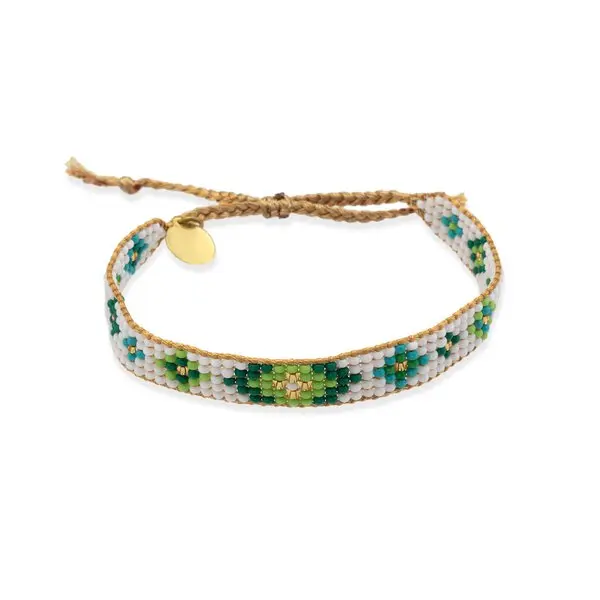 MILOU JEWELRY Amelie Beaded Bracelet - White