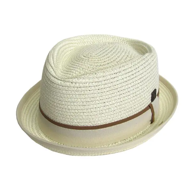 DASMARCA HATS Dasmarca Durban Porkpie Hat - White