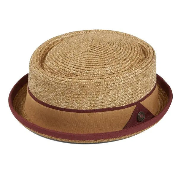 DASMARCA HATS Dasmarca Oscar Telescope Crown Porkpie Hat - Orange