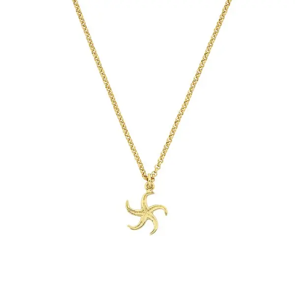 ZOË & MORGAN Starfish Pendant Necklace - Gold