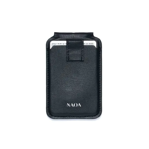NAOA Magsafe Wallet & Phone Stand - Black