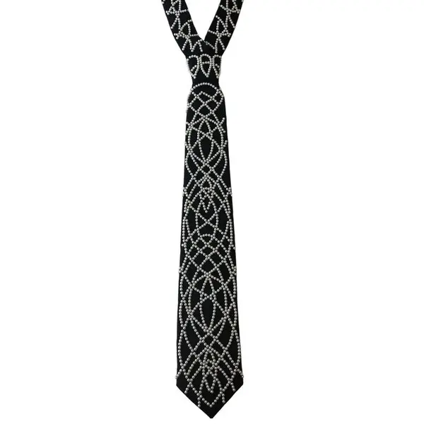 NANDANIE Classic Long Tie - Black