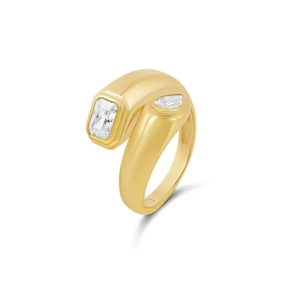 SHYMI Multi Shape Wrap Ring - Gold