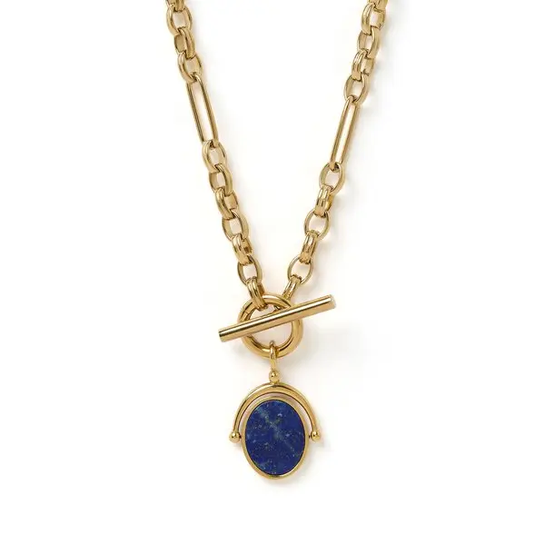 ARMS OF EVE Delilah Spinner Necklace - Blue/white/gold