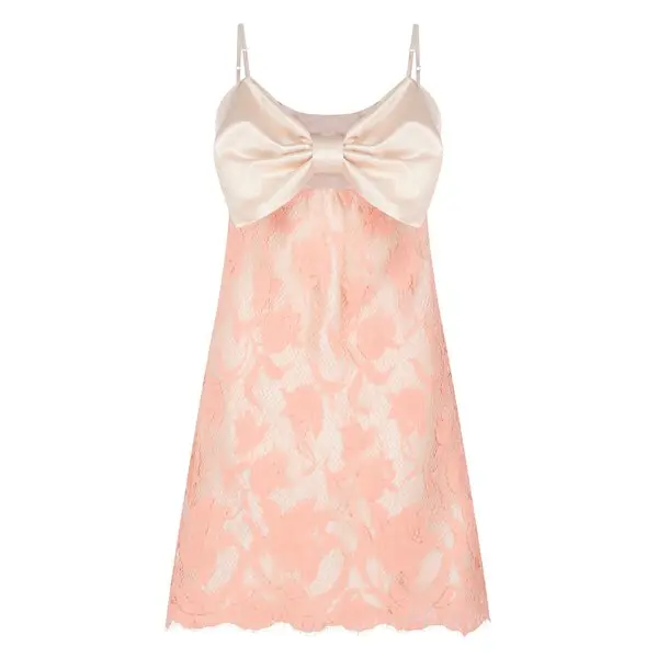 LISA THE LABEL Bow Belle Slip Dress