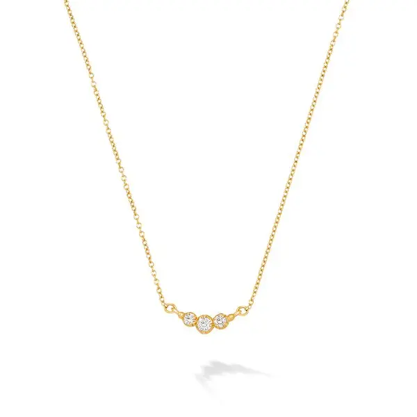 DOWER & HALL Stargazer Trio Diamond Pendant - Gold