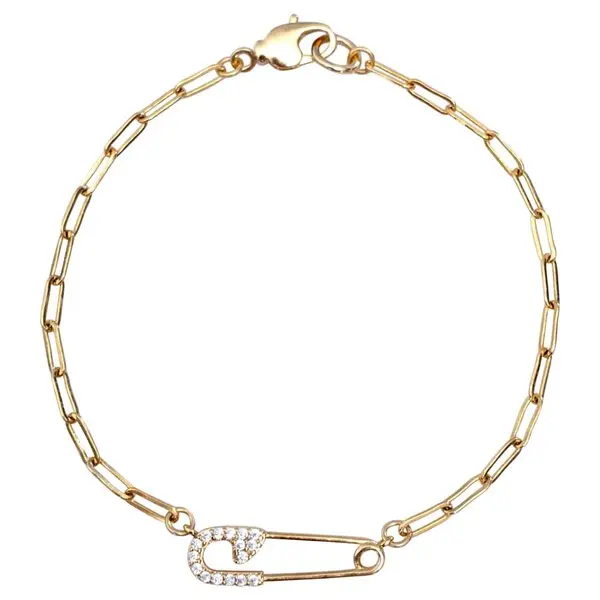 IN CAUDA VENENUM Pin Bracelet - Gold