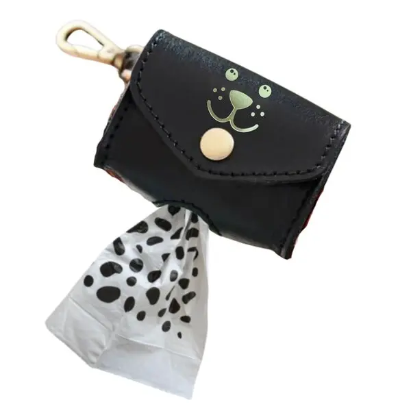 VIDA VIDA Leather Dog Waste Bag Holder