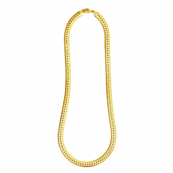 LILA RASA 22' Long Snake Chain Necklace - Gold