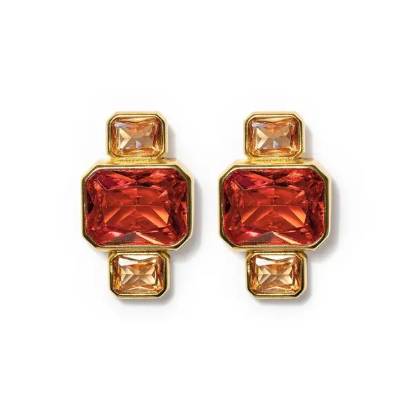 KYBELE STUDIO Luma Poppy Earrings - Orange