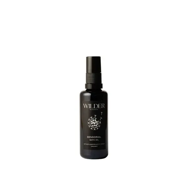 WILDER BOTANICS Sensorial Bath Oil Vetiver - Black