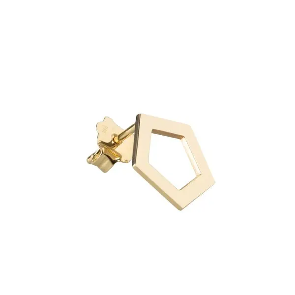 GALER Penta 14k Stud Earrings - Gold/yellow