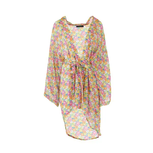 MORRATO BALI Nina Hibiscus Kimono - Blue