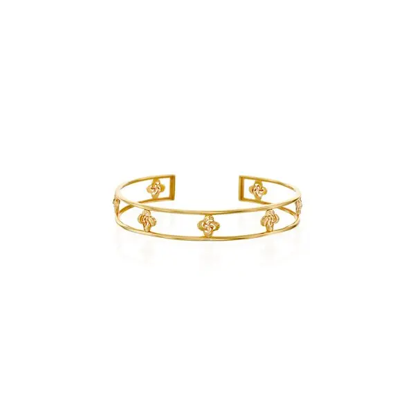SEREIA OFFICIAL Amira Bangle Bracelet - Gold