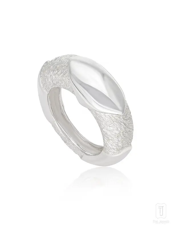 THE JEWELZ Handmade Donut Ring - White/silver