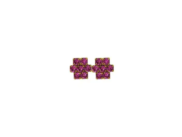 VICKISARGE The Hive Clip-on Earrings - Pink