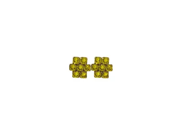 VICKISARGE The Hive Clip-on Earrings - Yellow